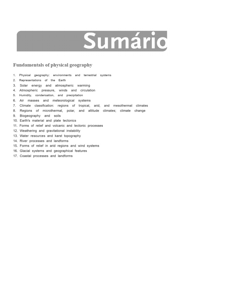 Essentials of Physical Geography | PDF