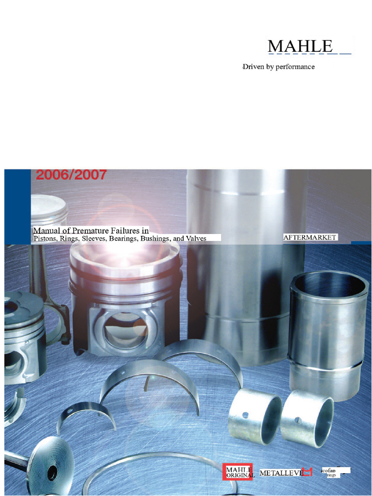 MAHLE Failure Manual | PDF | Fuel Injection | Piston