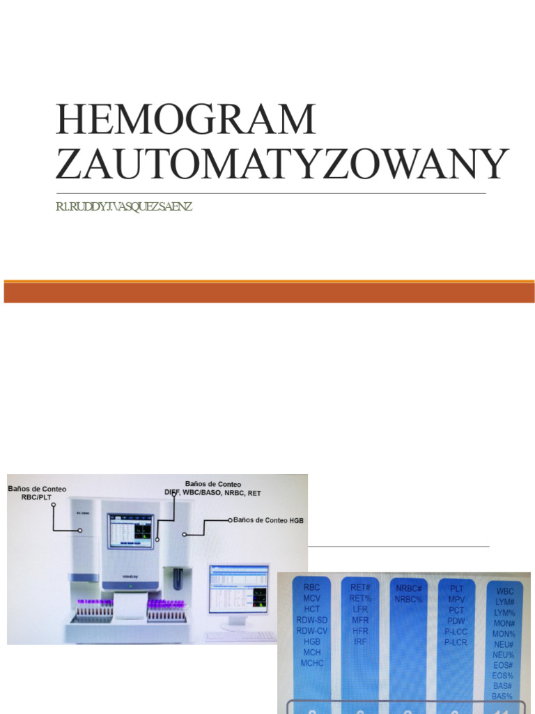 4 AUTOMATYCZNY HEMOGRAM | PDF