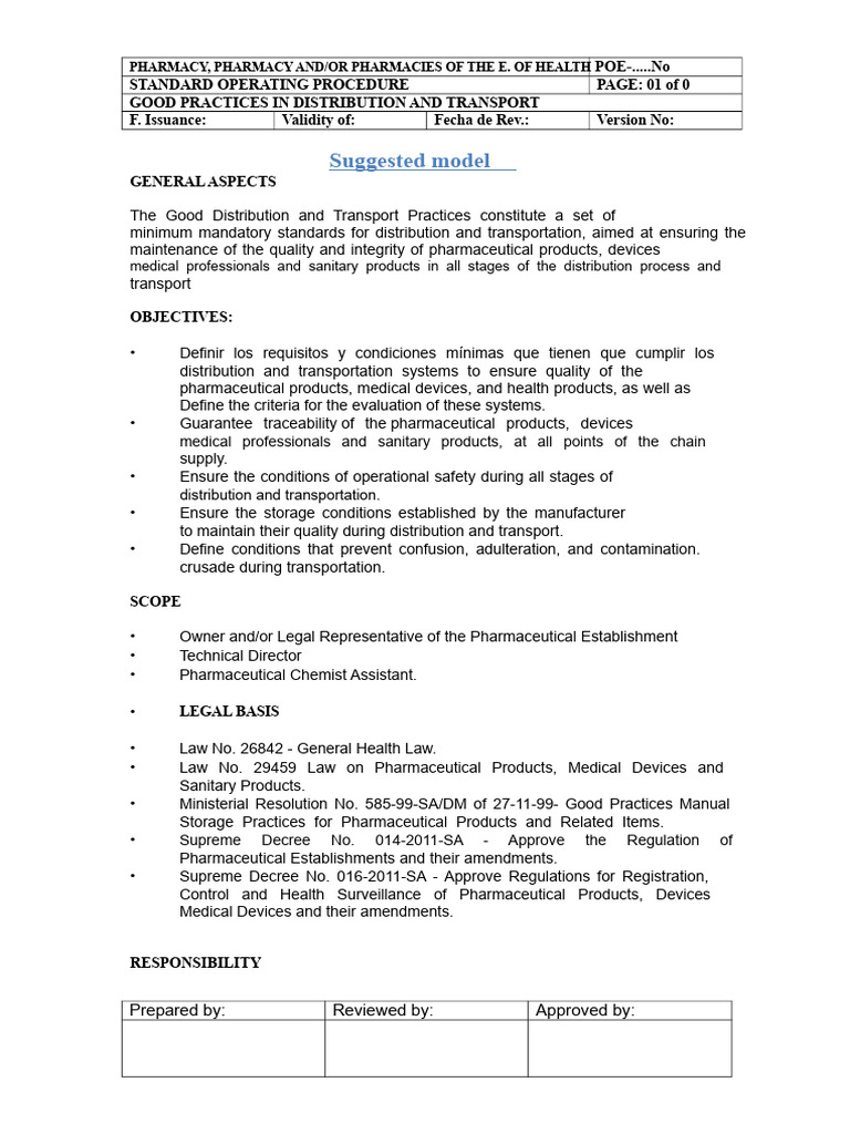 OPERATIONAL_PROCEDURE_-_BP_DISTRIBUTION_AND_TRANSPORT.doc | PDF ...