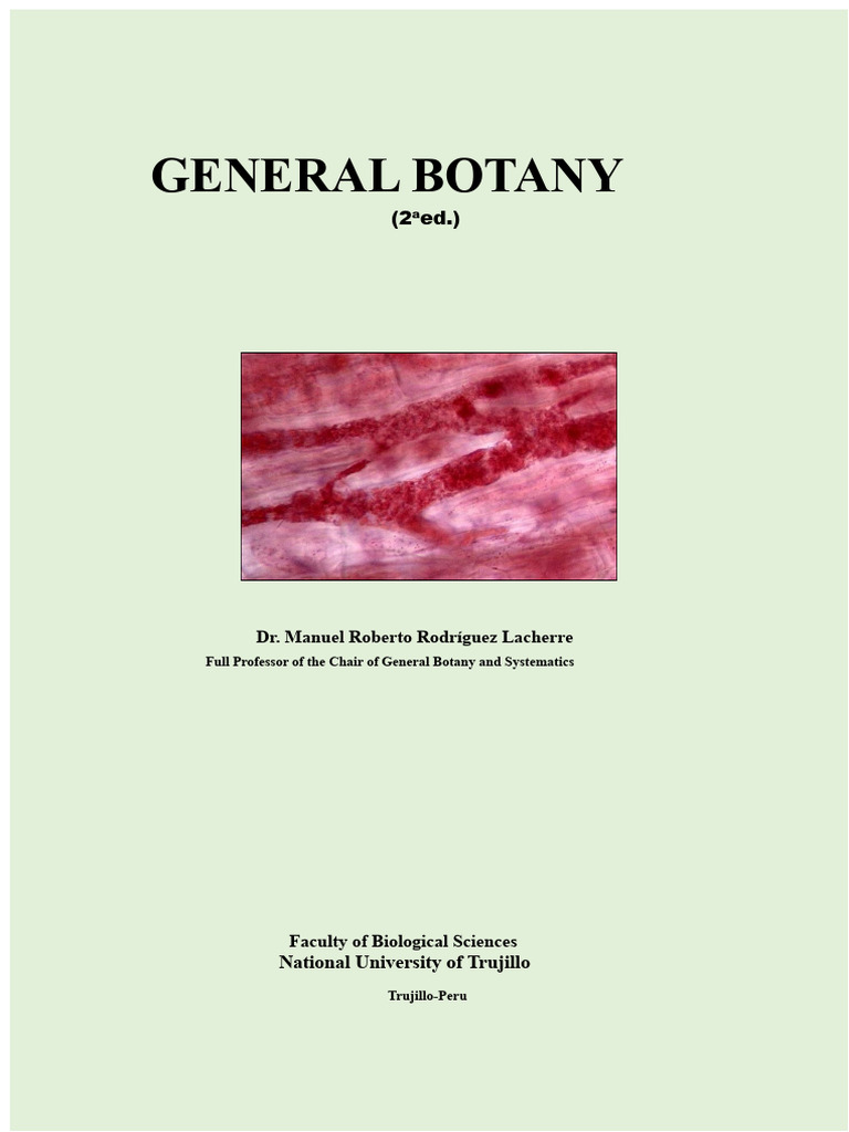 General Botany | PDF | Chloroplast | Cytoplasm
