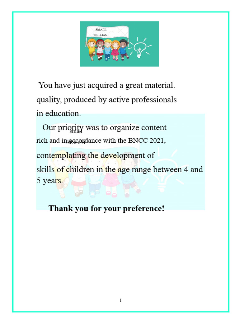 50 LESSON PLANS - CHILDREN AGES 4 AND 5 | PDF | Experience | Shape