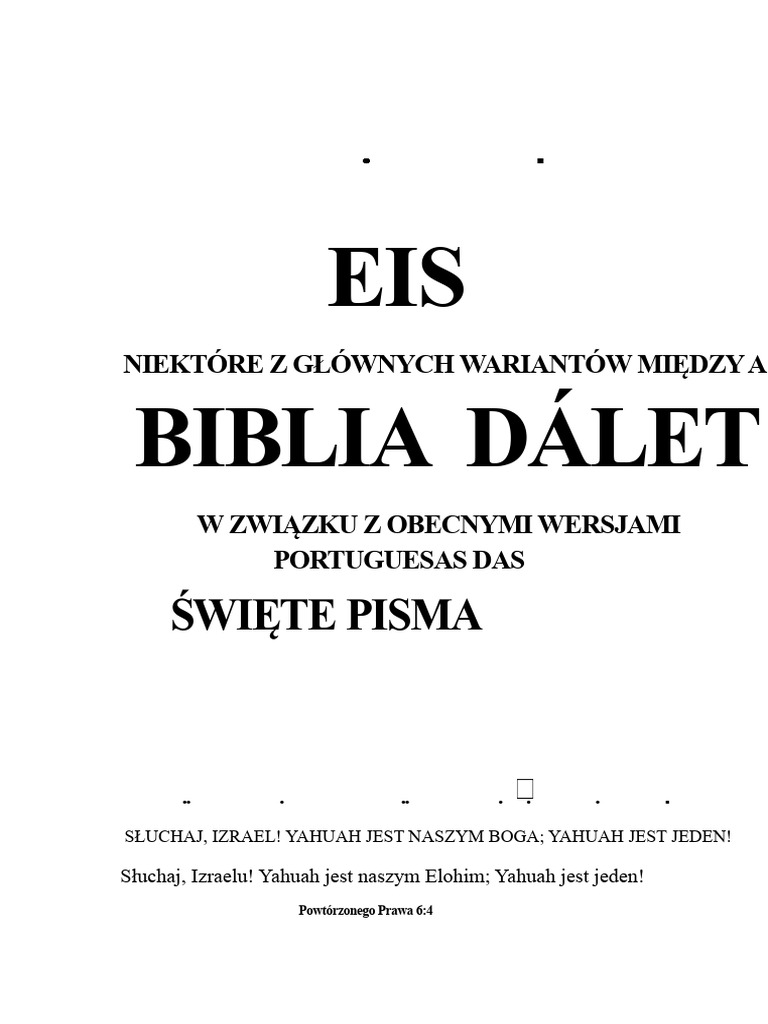 WARIANTY BIBLII DALET.pdf | PDF