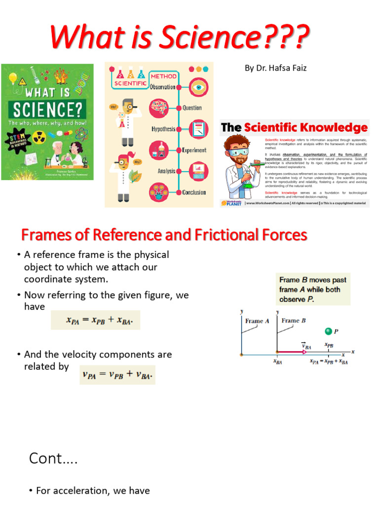 Frames of Refrence and Frictional Forces | PDF