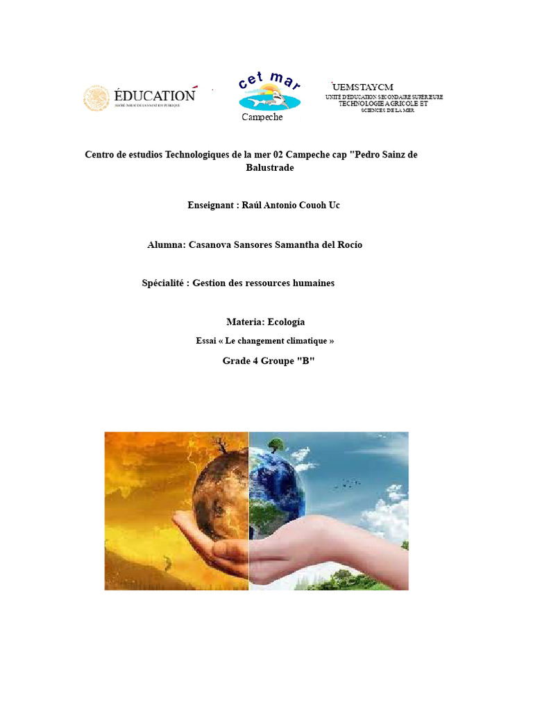 Comprendre le changement climatique | PDF | Changement climatique | Méthane