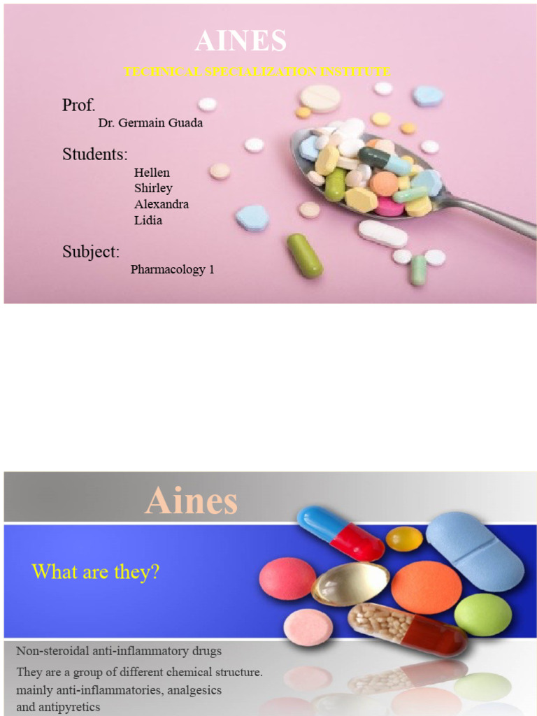 NSAIDs | PDF | Nonsteroidal Anti Inflammatory Drug | Aspirin