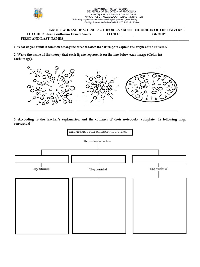 Workshop On Science N°2 The Three Theories About The Origin of The ...