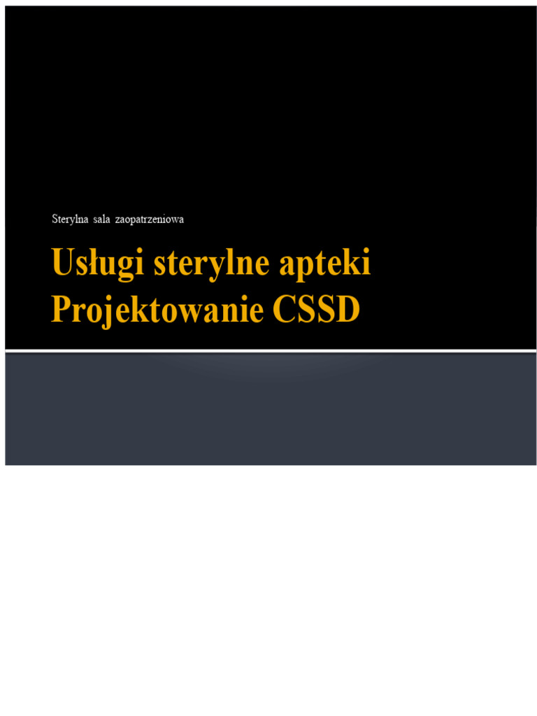 Projekt CSSD (1) | PDF