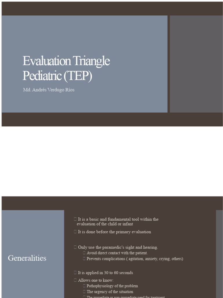 01. Pediatric Assessment Triangle | PDF | Medical Specialties | Human ...