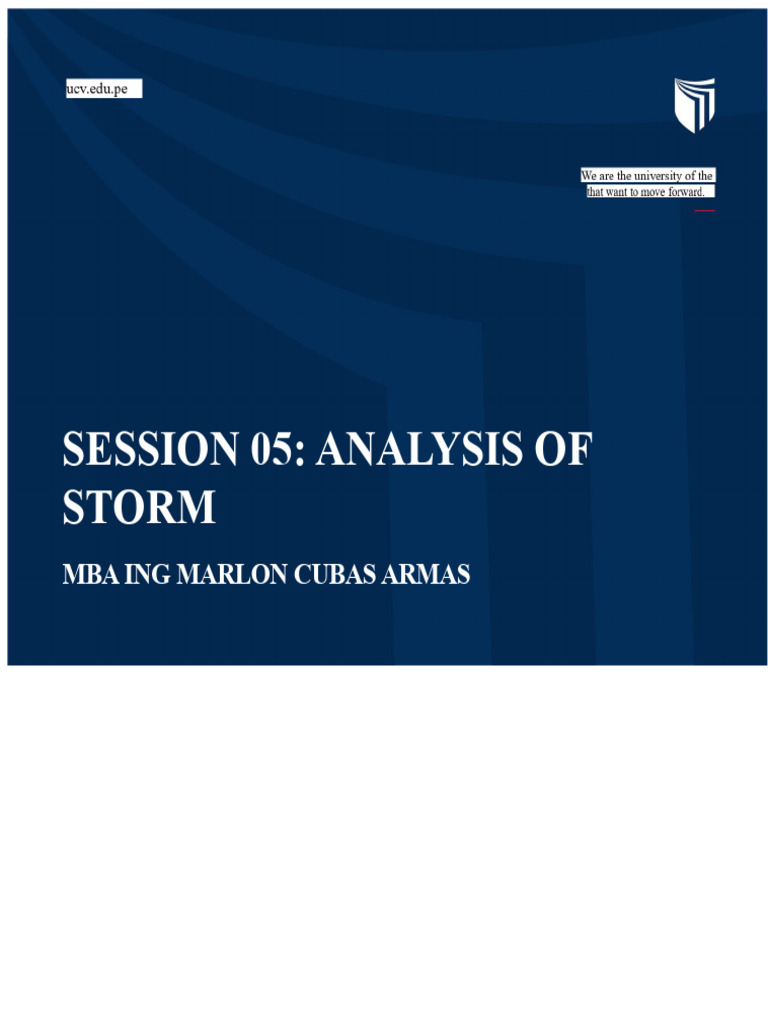 Session 4 Storm Analysis | PDF | Precipitation | Rain