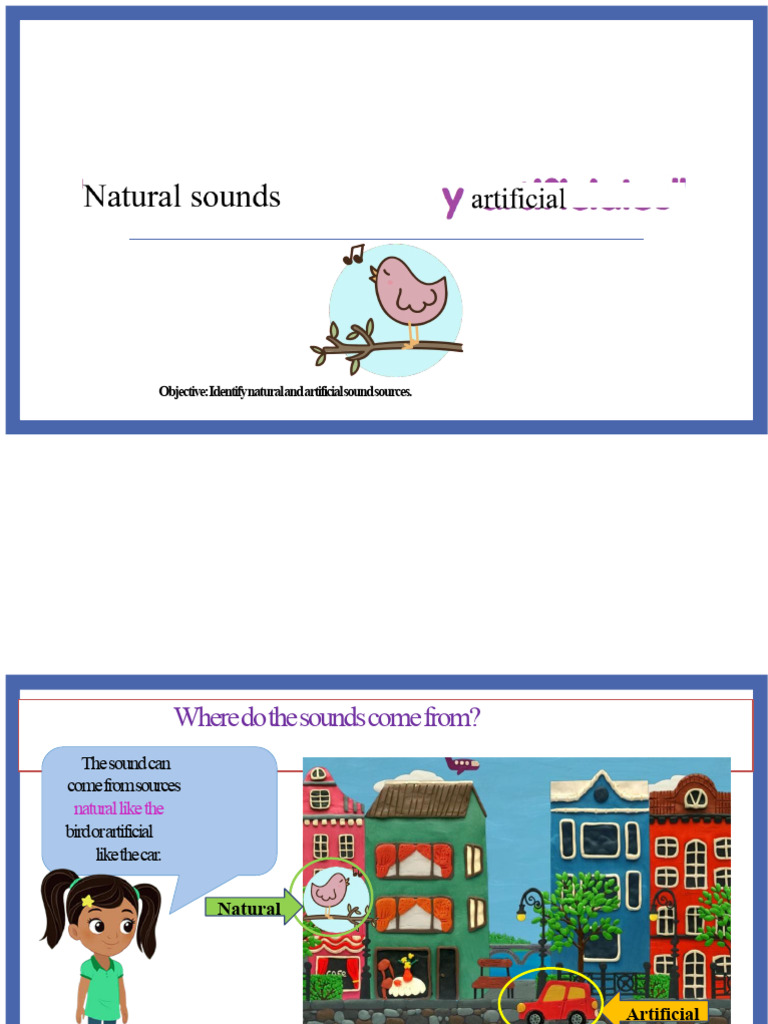 Identifying Natural and Artificial Sounds | PDF