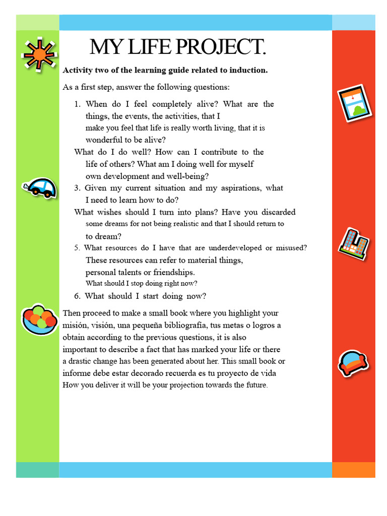 My Life Project 2021 | PDF