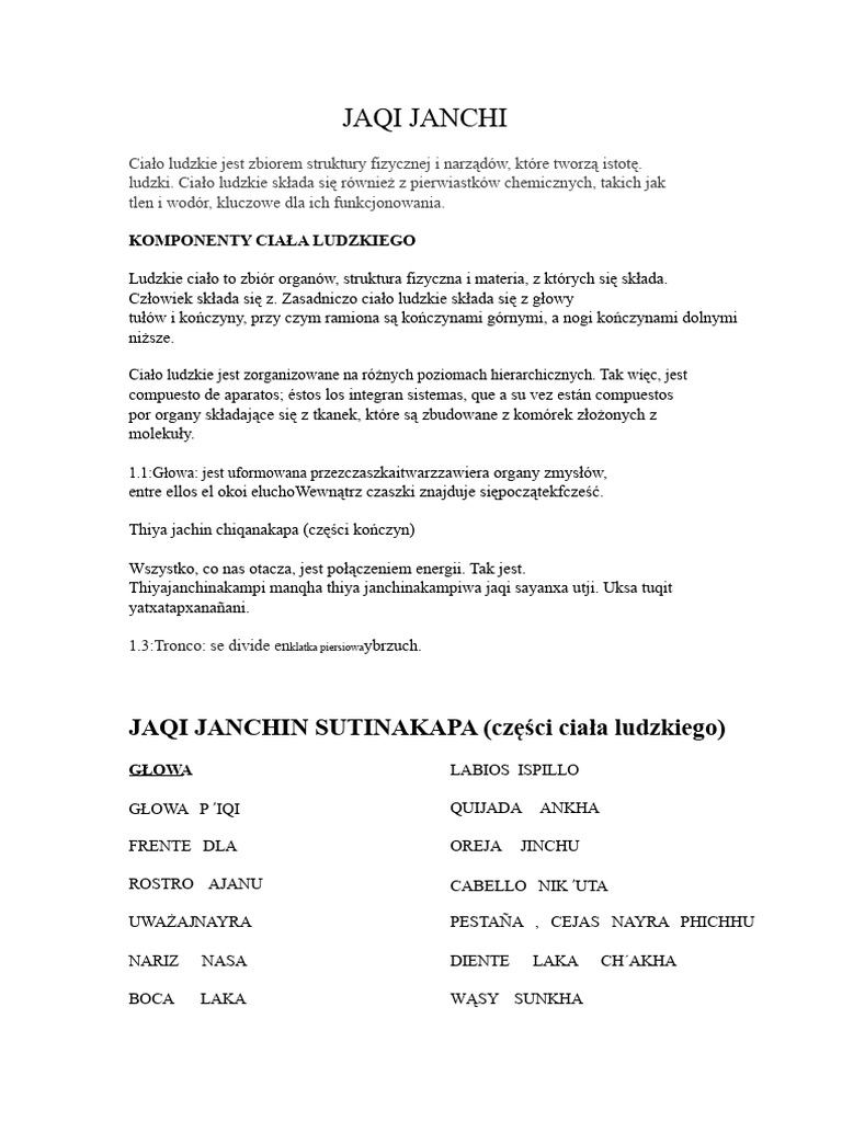 HUMAN BODY REPORT | PDF