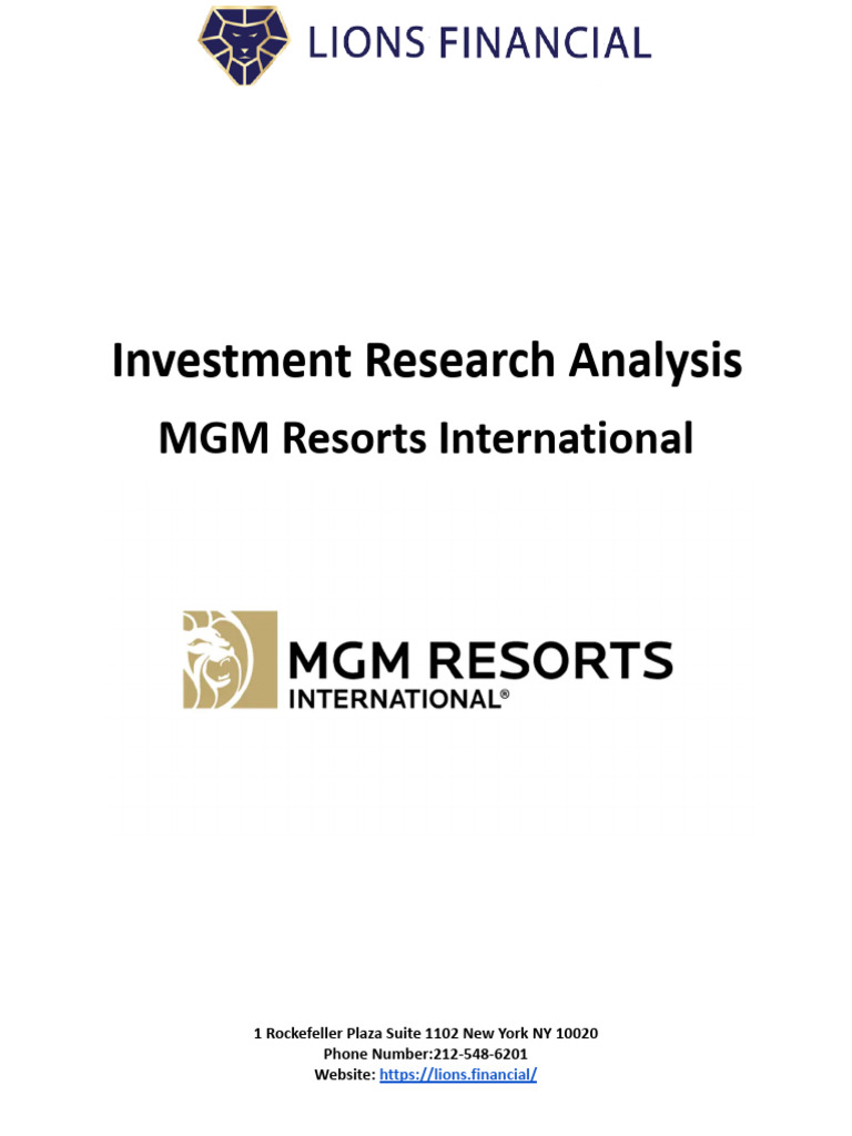 MGM Resort (1) | PDF
