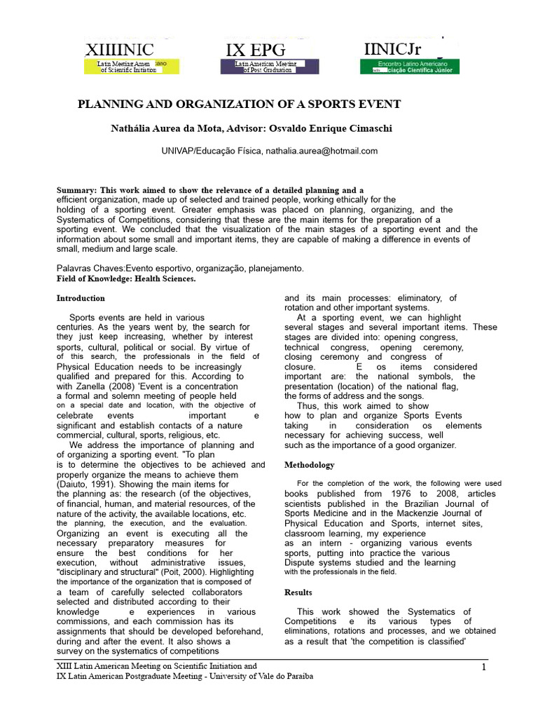 sports organization - competition models | PDF | Tournament | Cognition