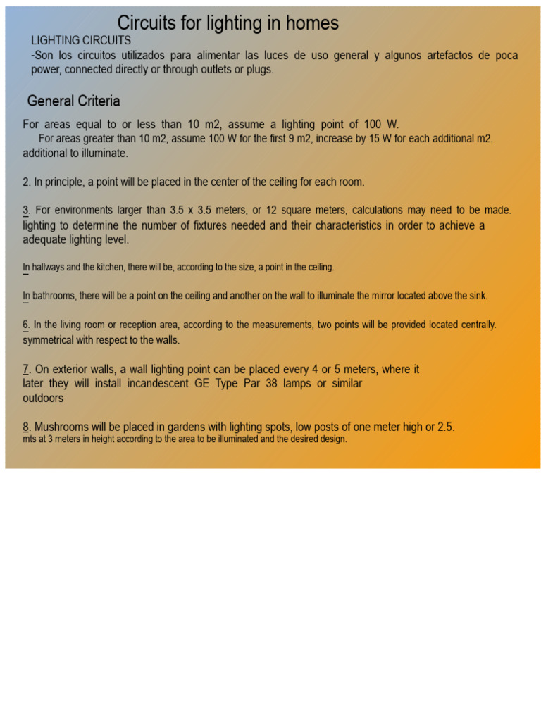 Home Lighting Circuit Guidelines | PDF | Lighting | Mains Electricity