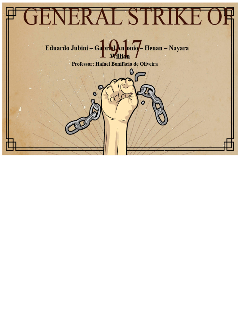 GENERAL STRIKE_history assignment | PDF | Strike Action | General Strike