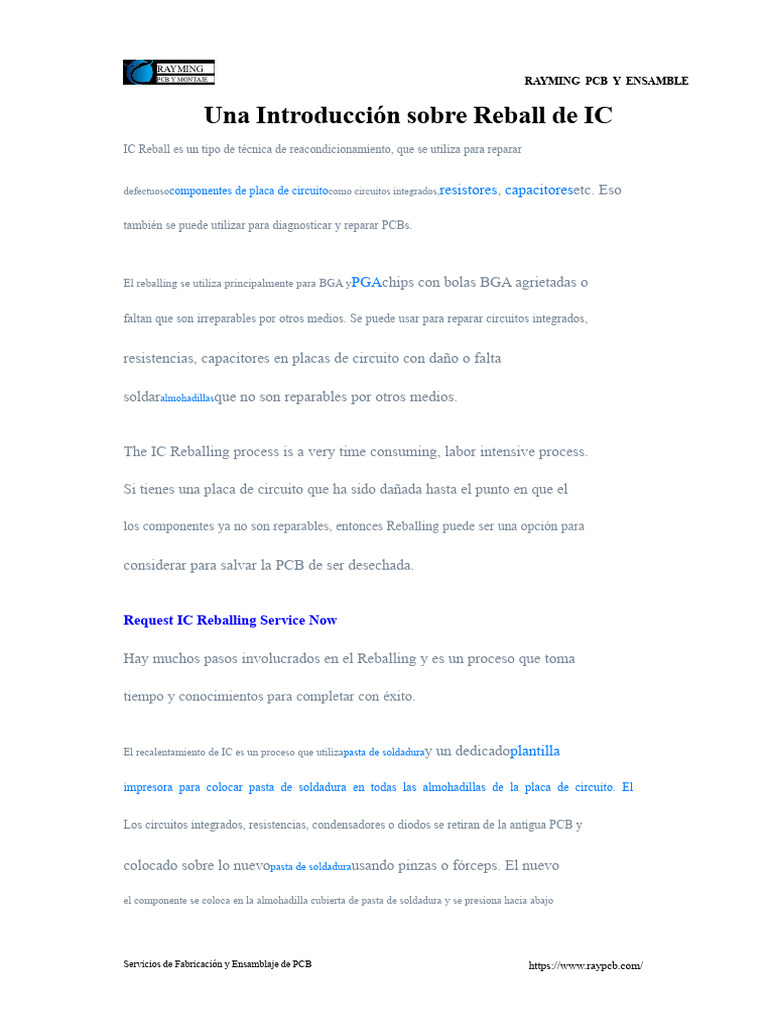 Guía Completa de Reballing de ICs | PDF | Placa de circuito impreso ...