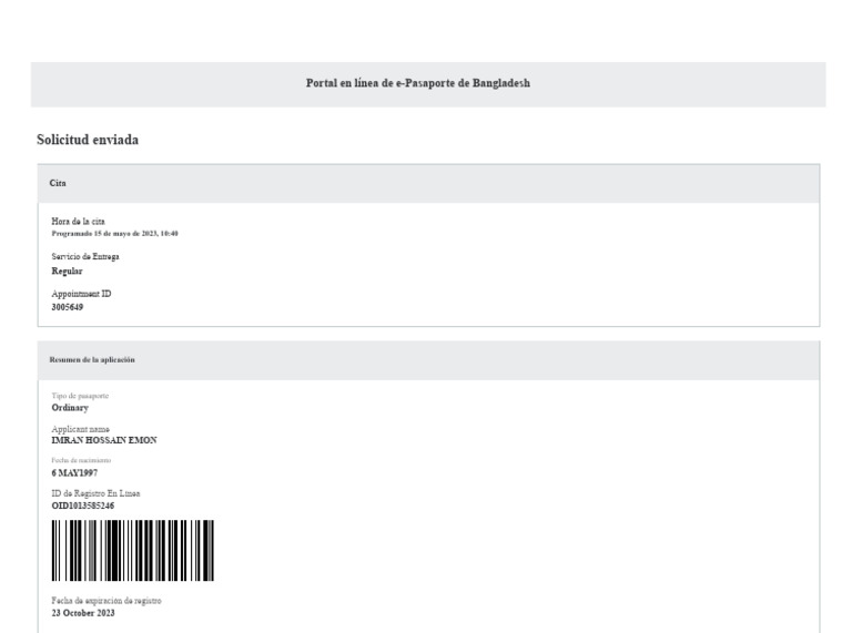 HTTPS://WWW Epassport Gov Bd/applications/application-Form/1013585246/d ...