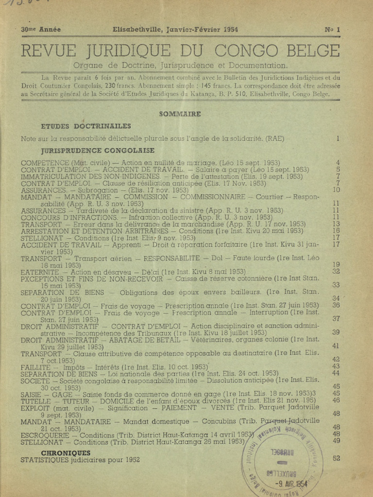 RJCB 1954 | PDF