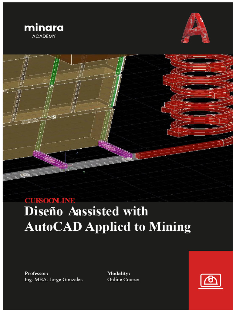 AutoCAD Course for Mining Professionals | PDF | Computer Aided Design ...