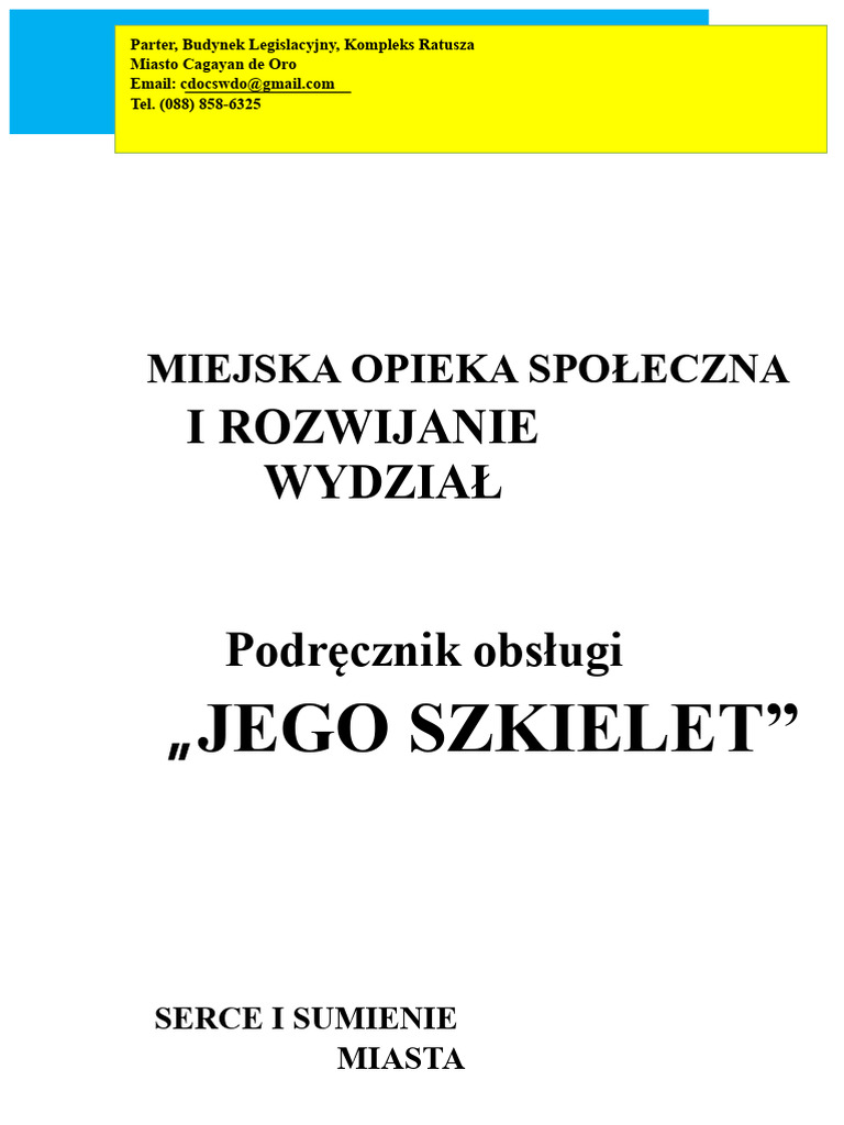 Podręcznik Operacyjny Final Cdo Cswd | PDF
