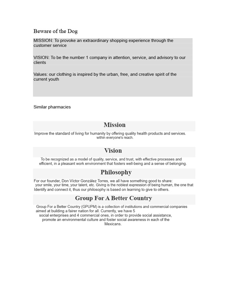 Beware of the Dog | PDF