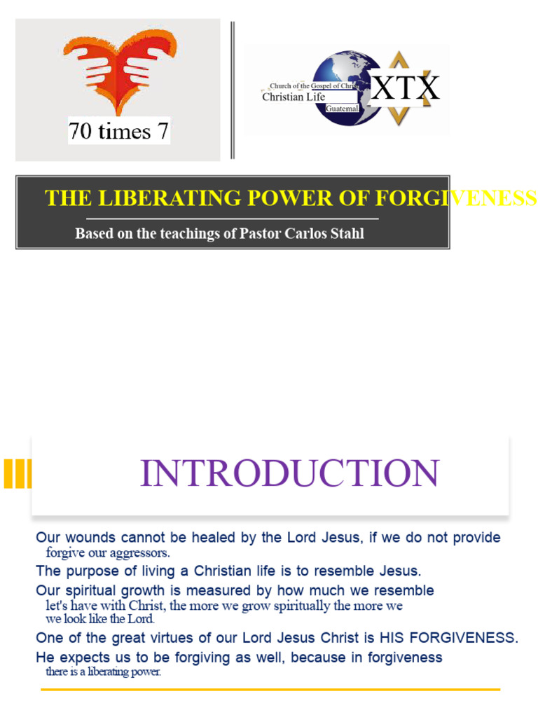 THE LIBERATING POWER OF FORGIVENESS | PDF | Forgiveness | Sin