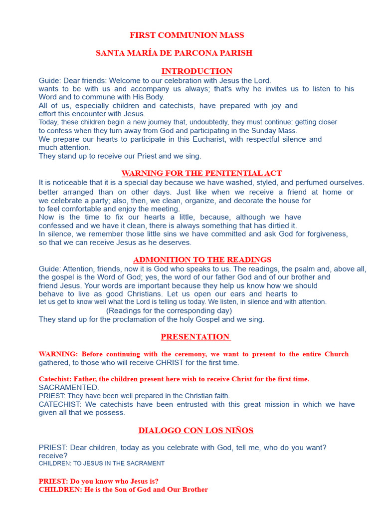First Communion Invitation | PDF | Baptism | Eucharist
