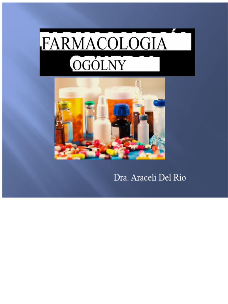 Farmakologia Ogólna | PDF