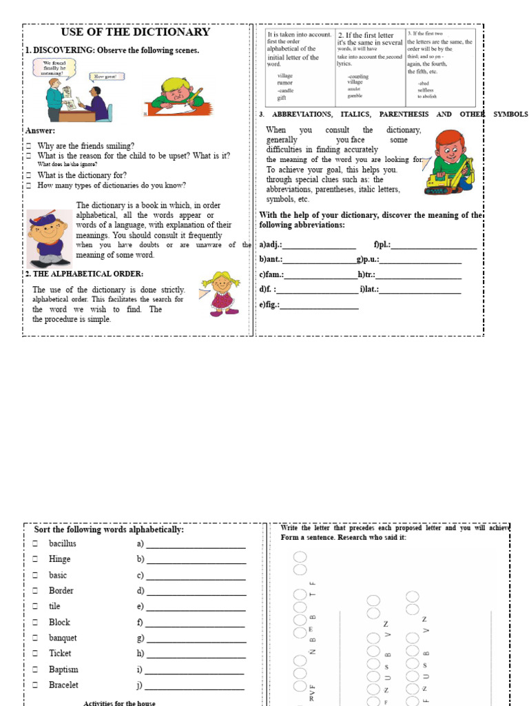 How to Use a Dictionary Effectively | PDF | Written Communication ...