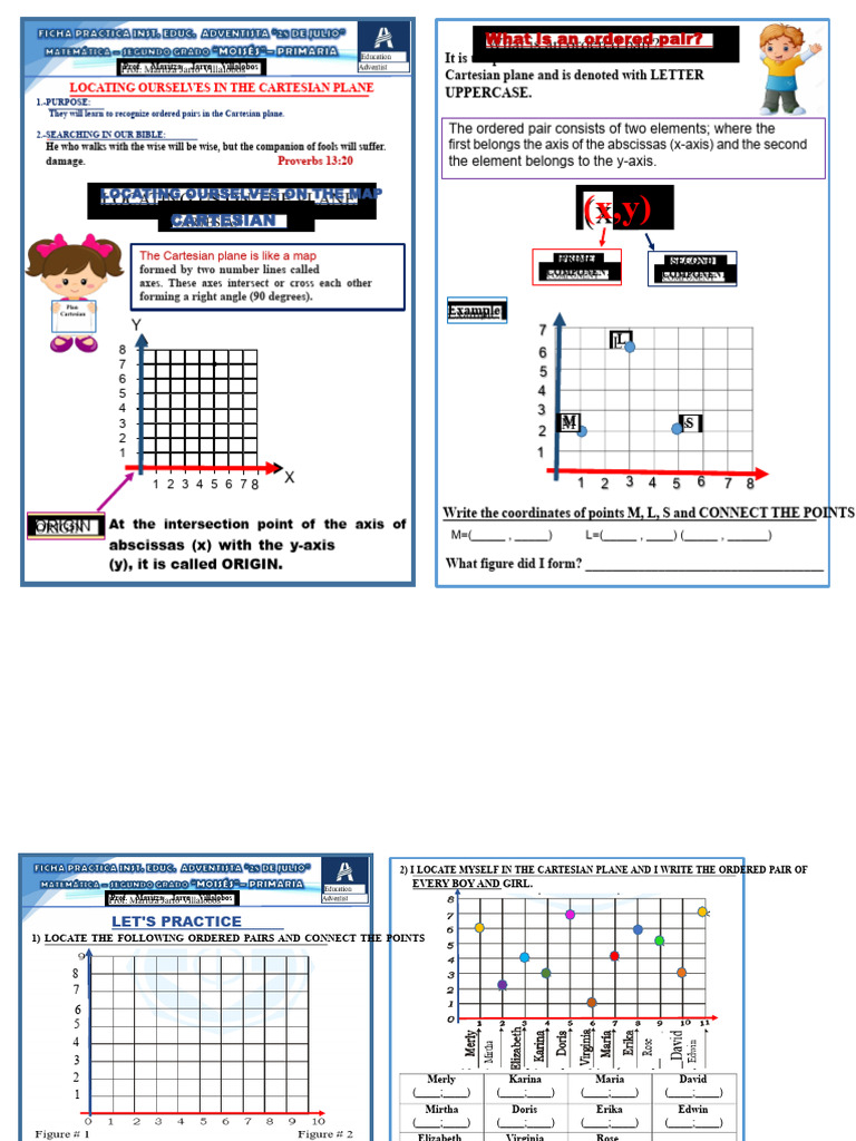 JULY 7 MATHEMATICS-CARTESIAN PLANE (1).pdf | PDF | Cartesian Coordinate ...