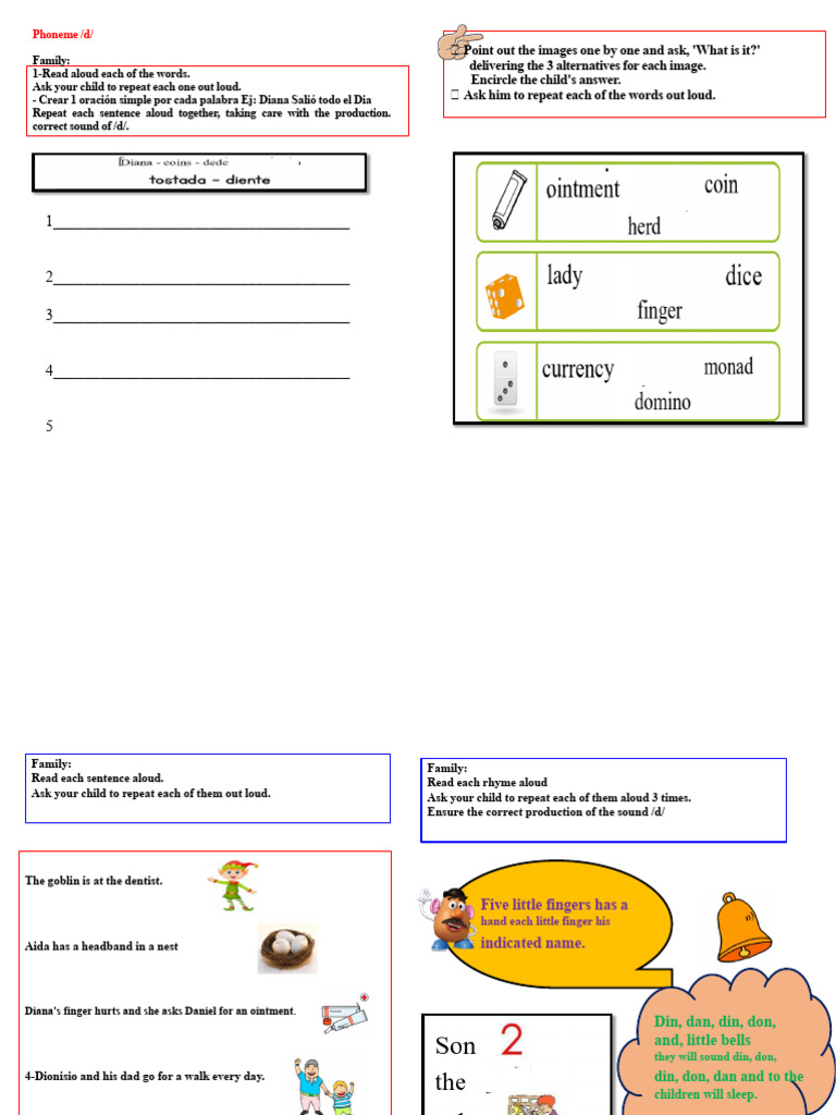 sentences phoneme d | PDF