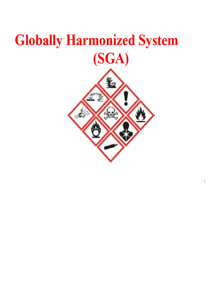 Globally Harmonized System | PDF | Occupational Safety And Health | Safety
