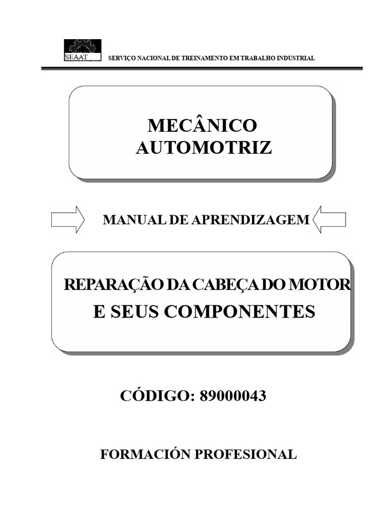 360747789 89000043 Reparação da Cabeça do Cilindro e Seus Componentes ...