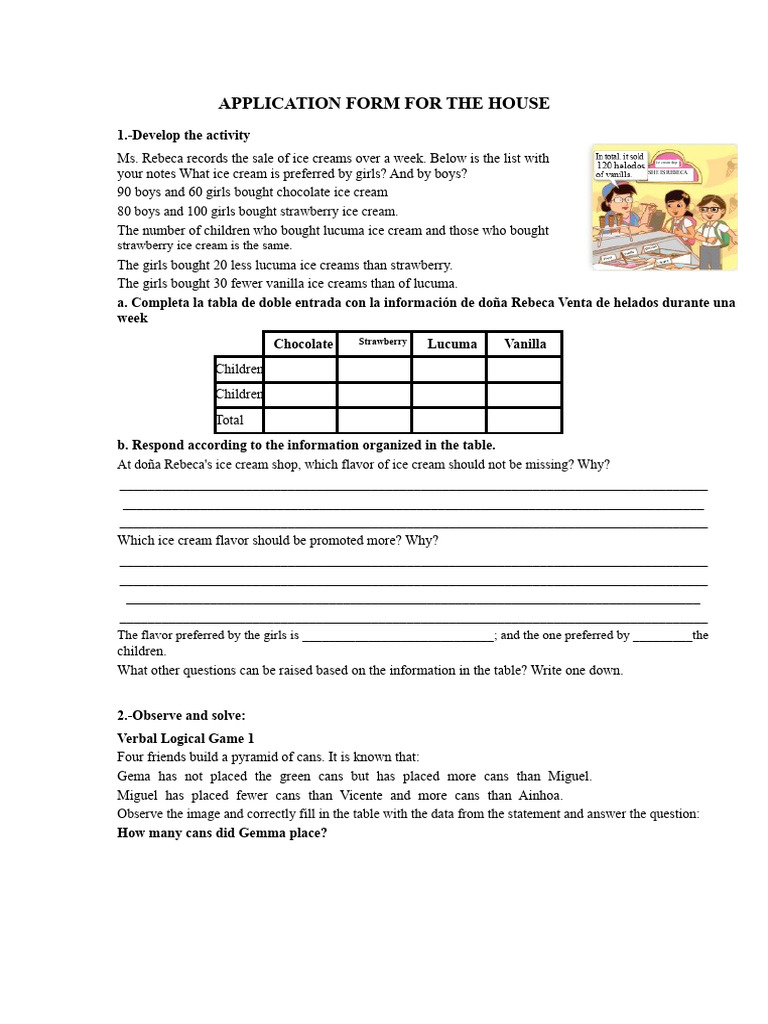 APPLICATION FORM FOR DOUBLE ENTRY TABLES (1) | PDF
