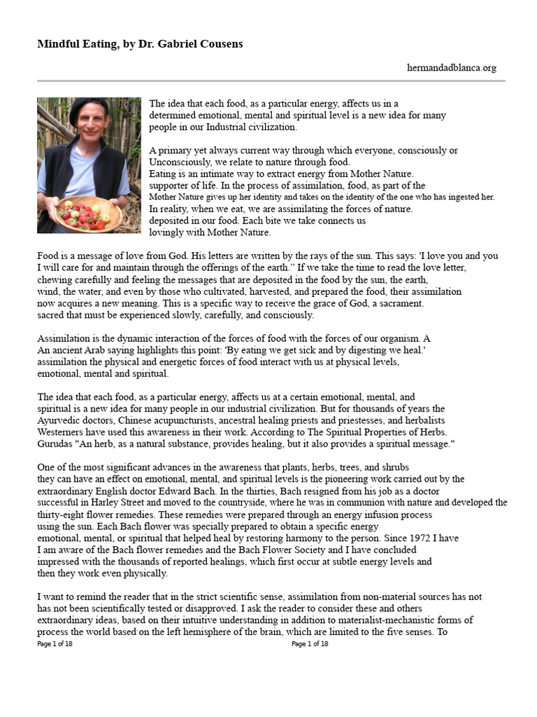 Conscious Nutrition by Dr. Gabriel Cousens | PDF | Cancer | Breast Cancer