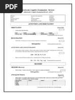 CLQT Record Form | PDF