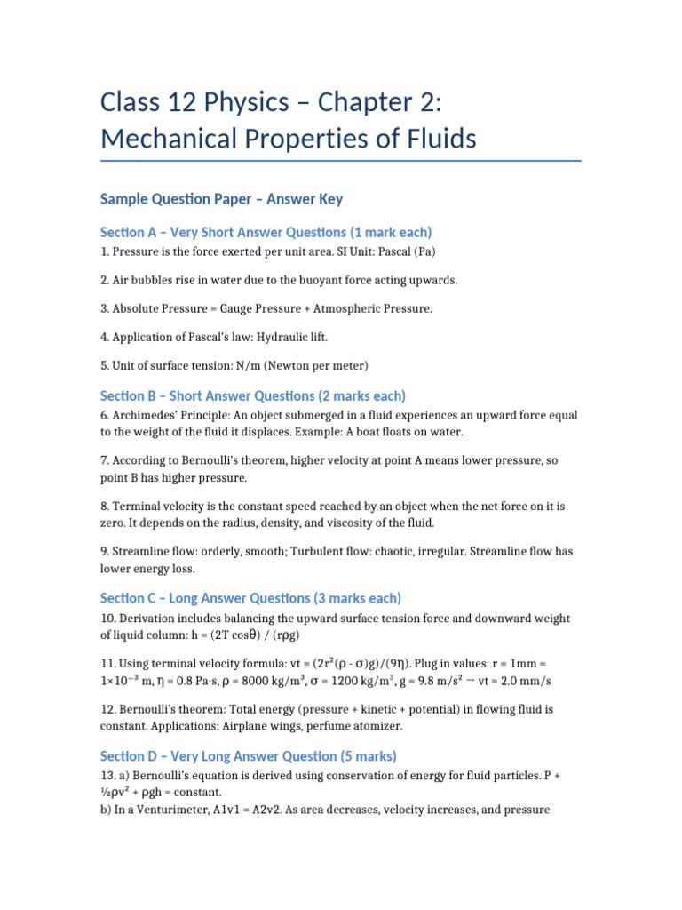 Class 12 Physics Ch2 Answer Key | PDF