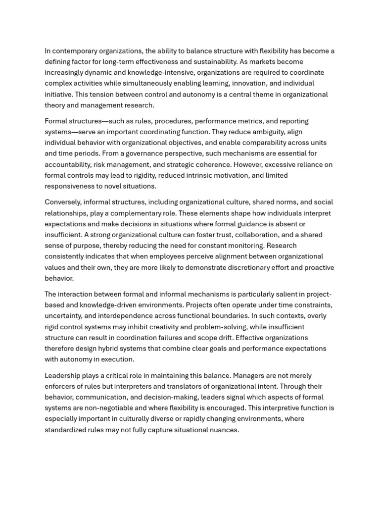 Generation Gpt | PDF | Governance | Organizational Culture