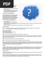 11.Problem Statement Worksheet(With an Example) | PDF