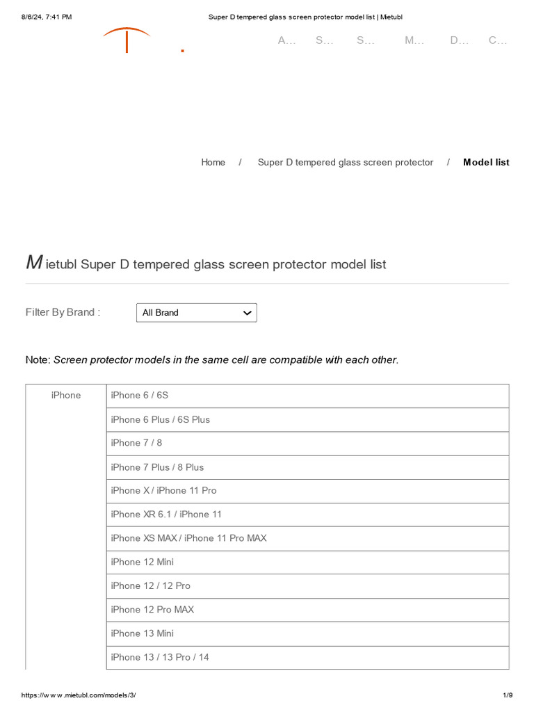 All Modal Glass | PDF | I Phone | Consumer Electronics