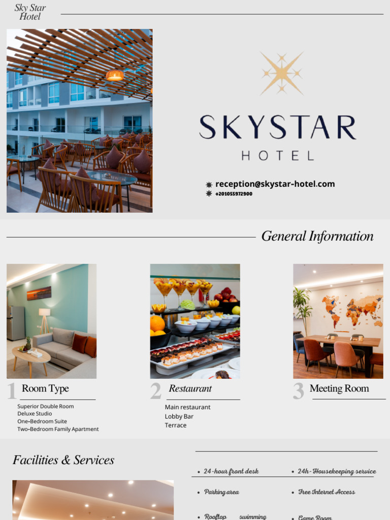 Sky Star Hotel: Rooms & Amenities Overview | PDF