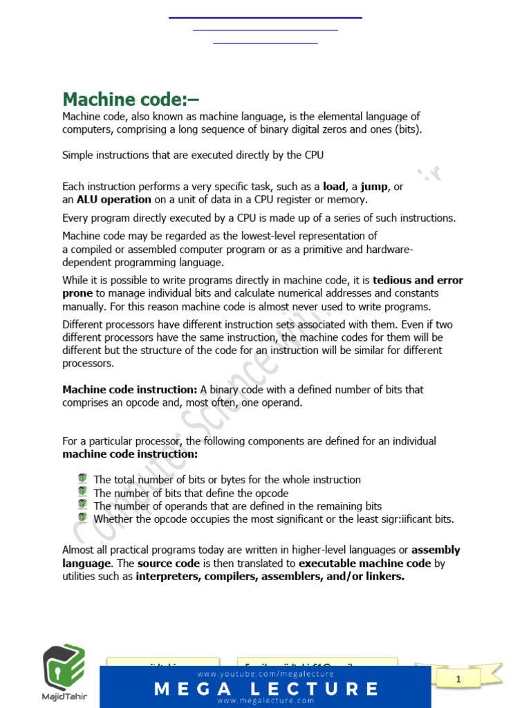Assembly-Language-_-Processor-instruction-set | PDF | Assembly Language ...