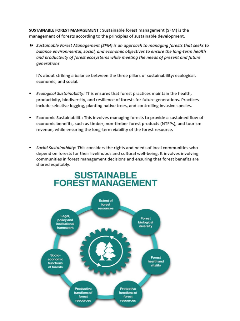 Sustainable Forest Management in Bangladesh | PDF | Natural Environment ...