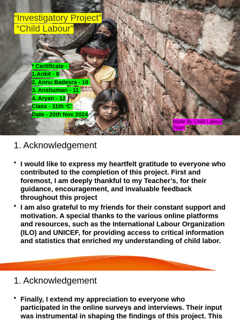 Child Labor: Causes and Solutions Analysis | PDF | Child Labour | Poverty