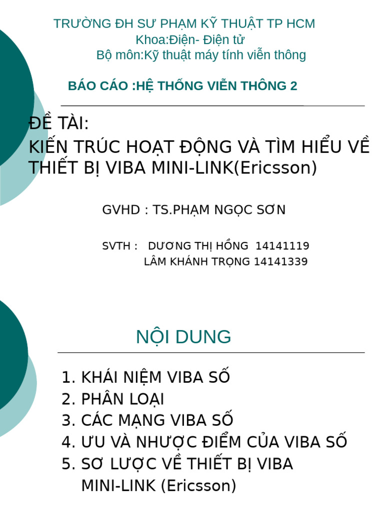 VIBA số | PDF