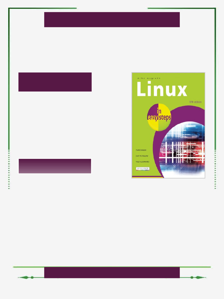 Linux in easy steps Mike Mcgrath ebook newly revised 2025 | PDF ...