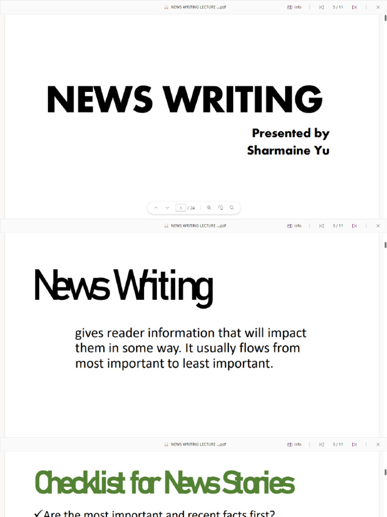 News Writing | PDF