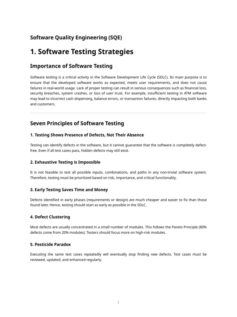 Complete Notes - Software Testing Slides | PDF | Software Testing ...